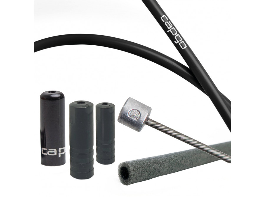 CAPGO BL set pro teleskopickou sedlovku "dlouhý", černý s protihlukovým návlekem | Sportovnidum.cz