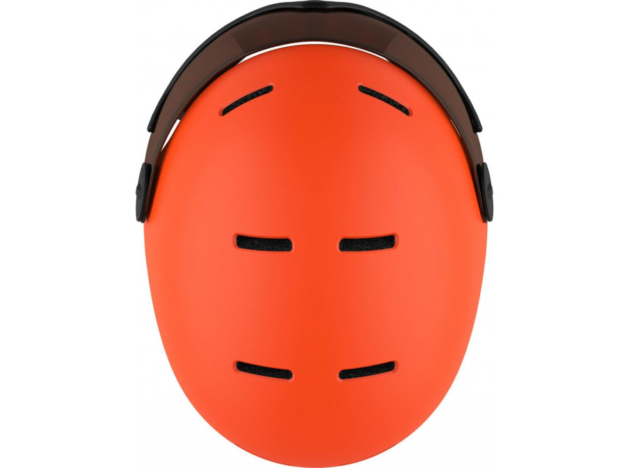 SALOMON lyžařská helma Grom Visor flame/t.orange uni KL/56 ...