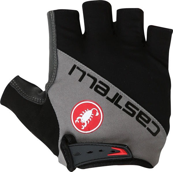 CASTELLI pánské rukavice Adesivo, black/anthracite | Sportovnidum.cz